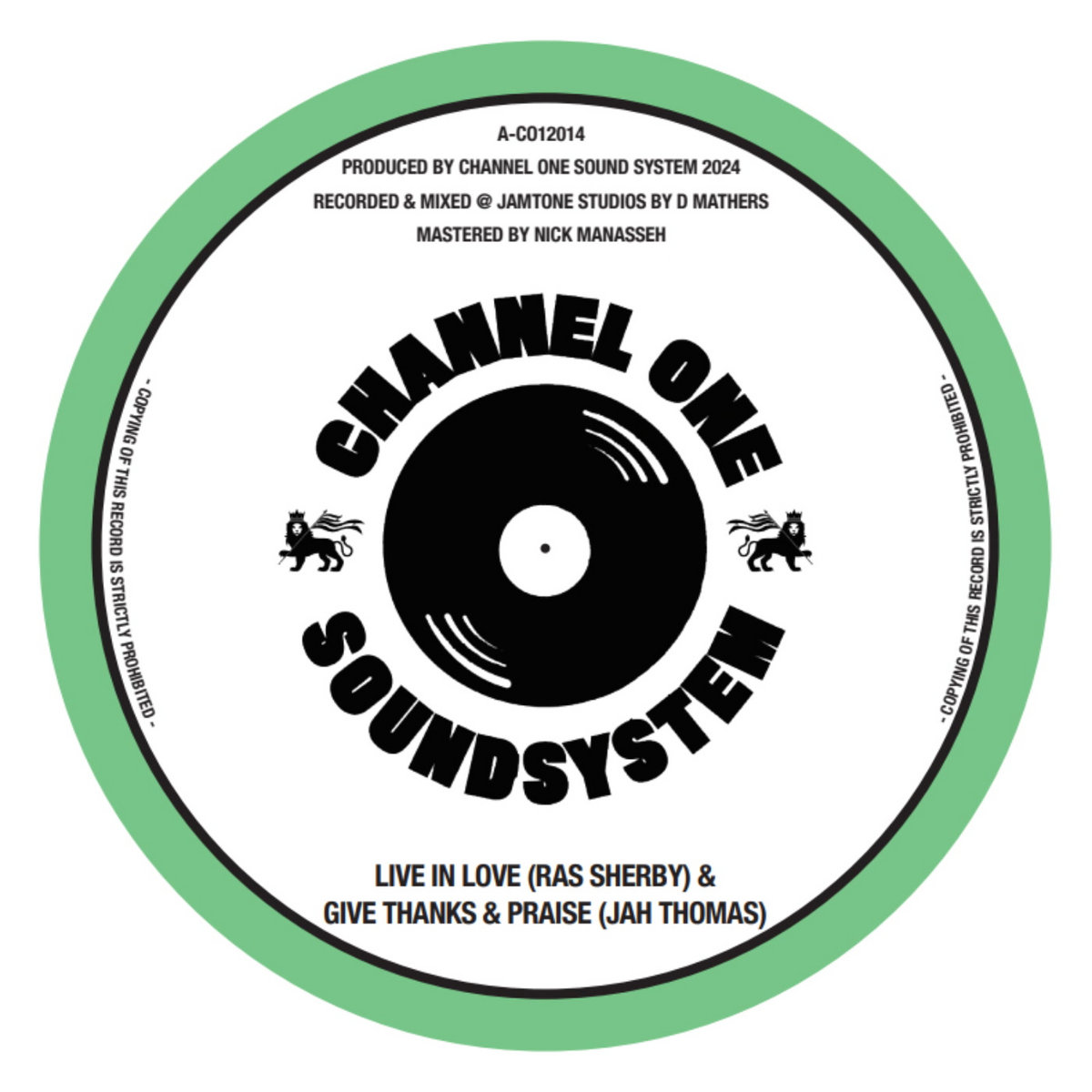 Live in Love | Ras Sherby, Jah Thomas & Channel One | Channel One Sound ...