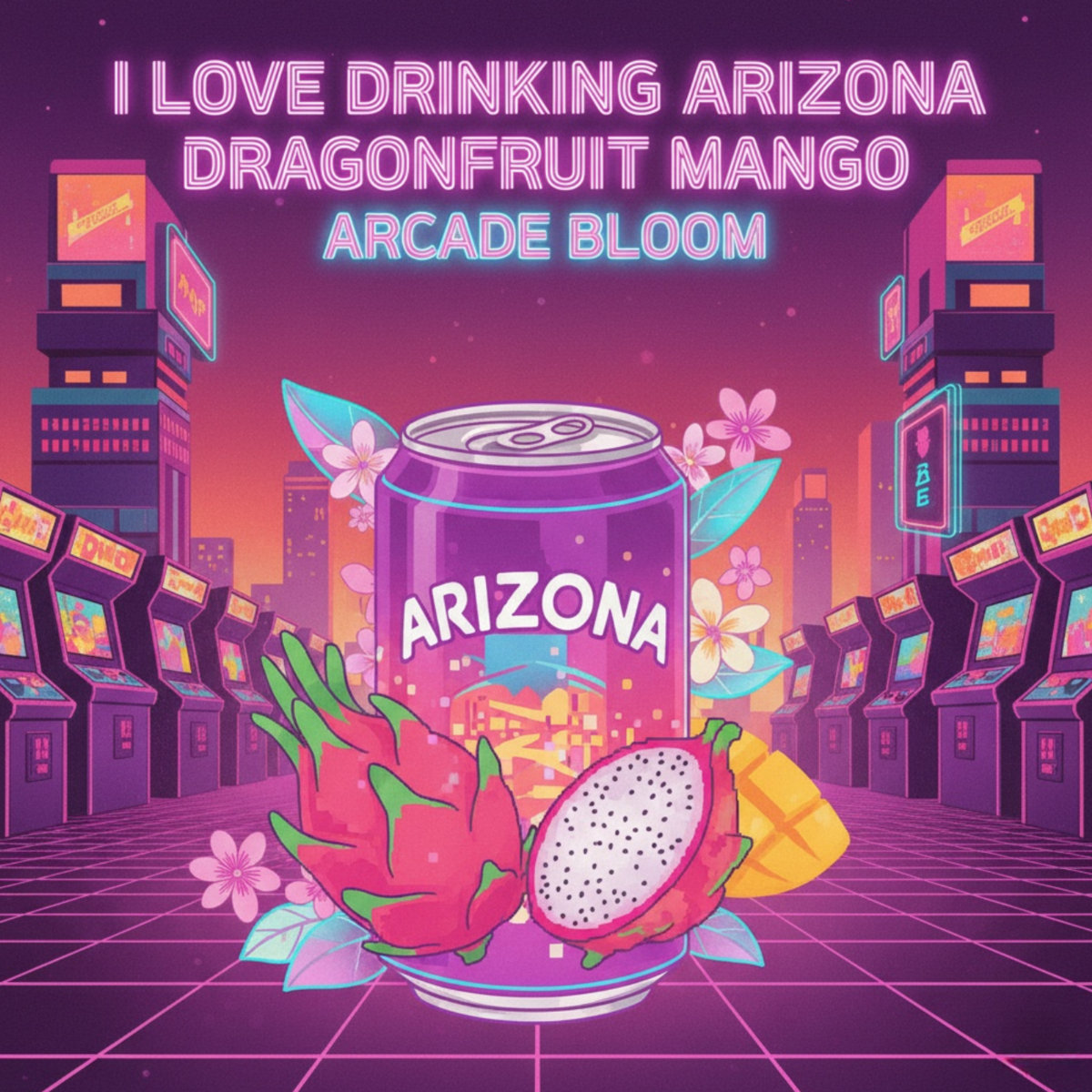 I Love Drinking AriZona Dragonfruit Mango | Arcade Bloom
