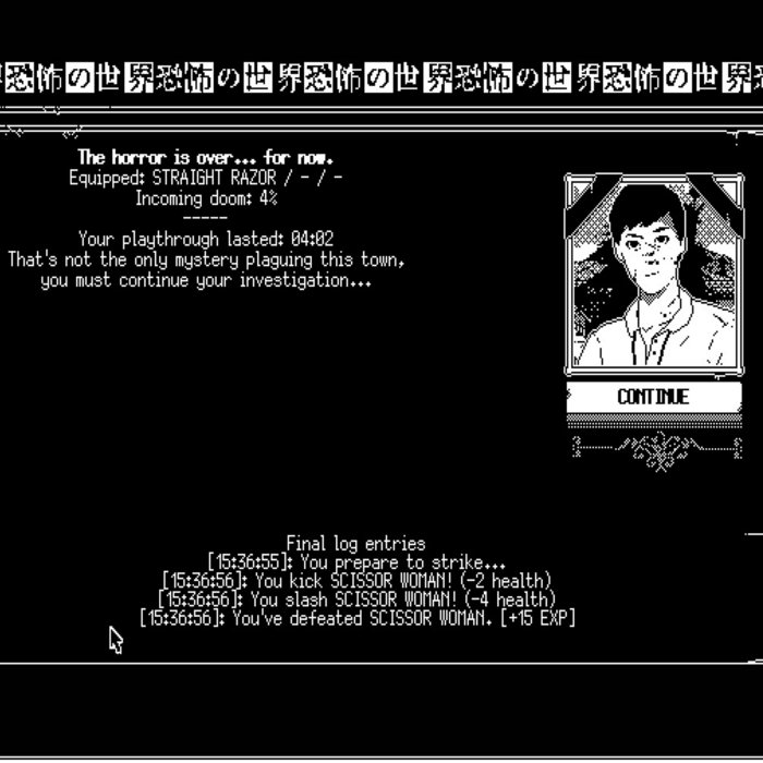 Playing World Of Horror (Spine Chilling Story Of School Scissors) | FKF