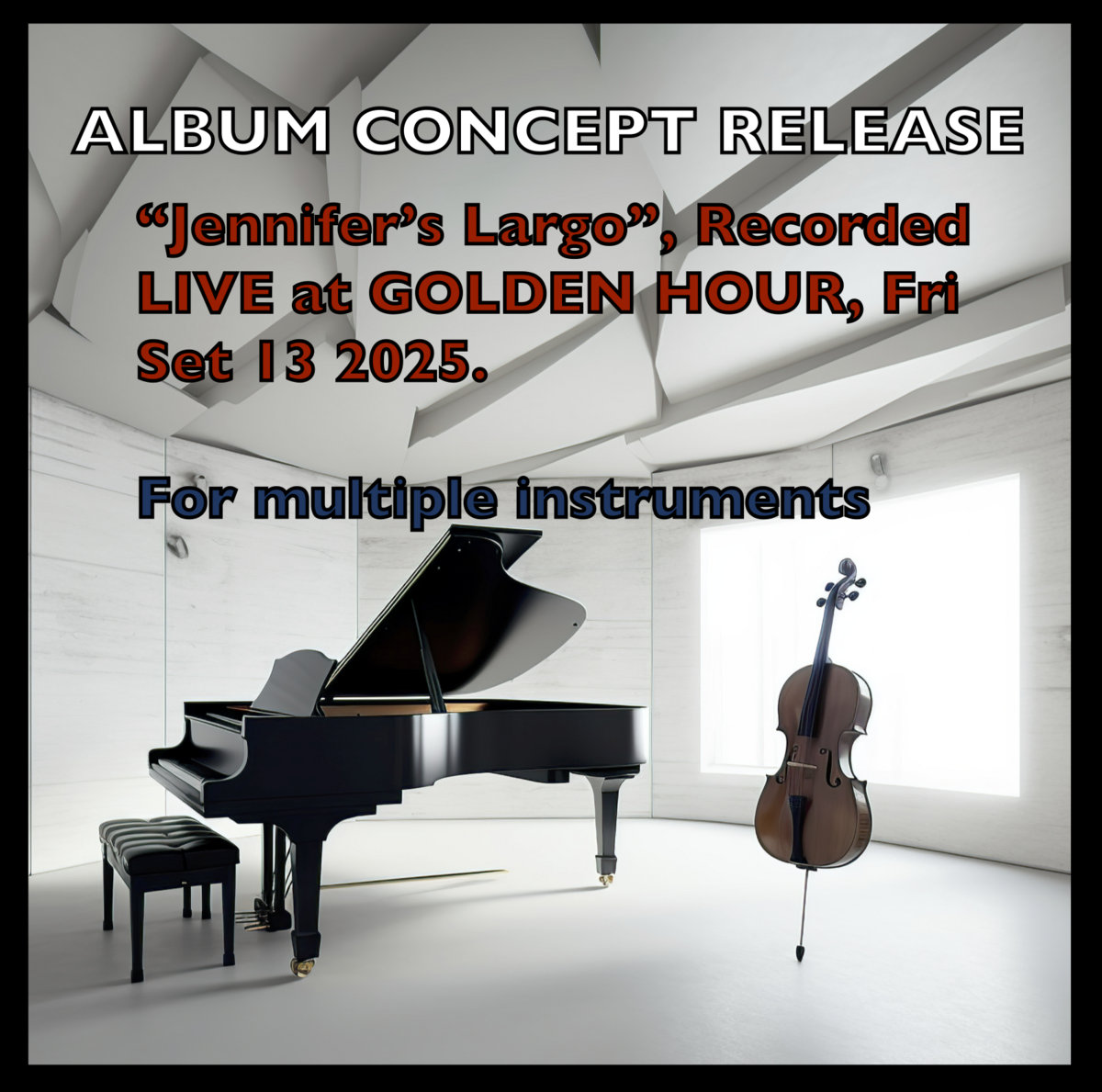 Album Concept Release: Jennifer's Largo with Cello Recorded LIVE at ...