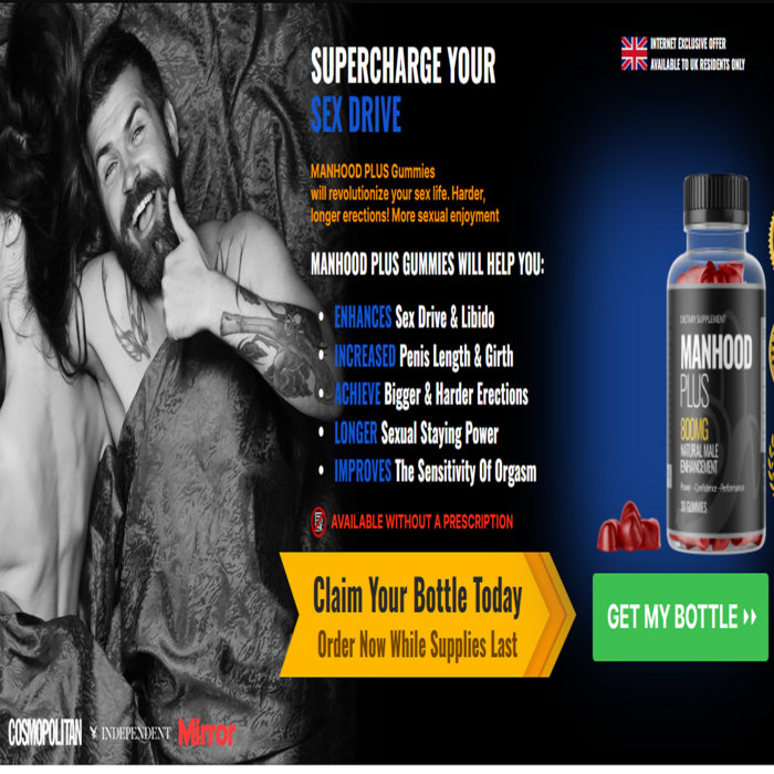 ManHood Plus Male Enhancement Gummies | manhoodplusgummys