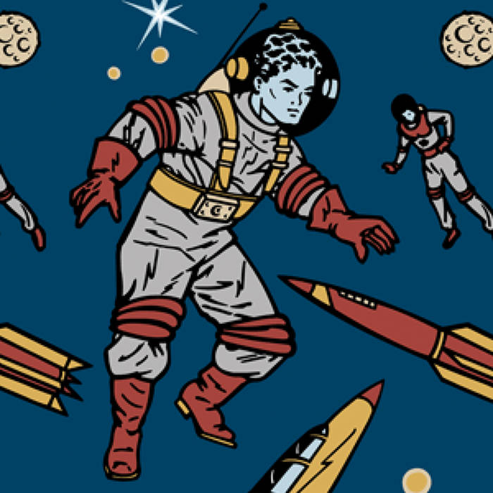 Retro Spaceman Art