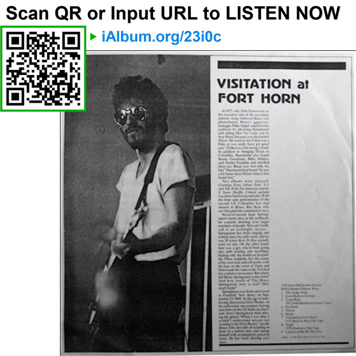Visitation At Fort Horn | Bruce Springsteen