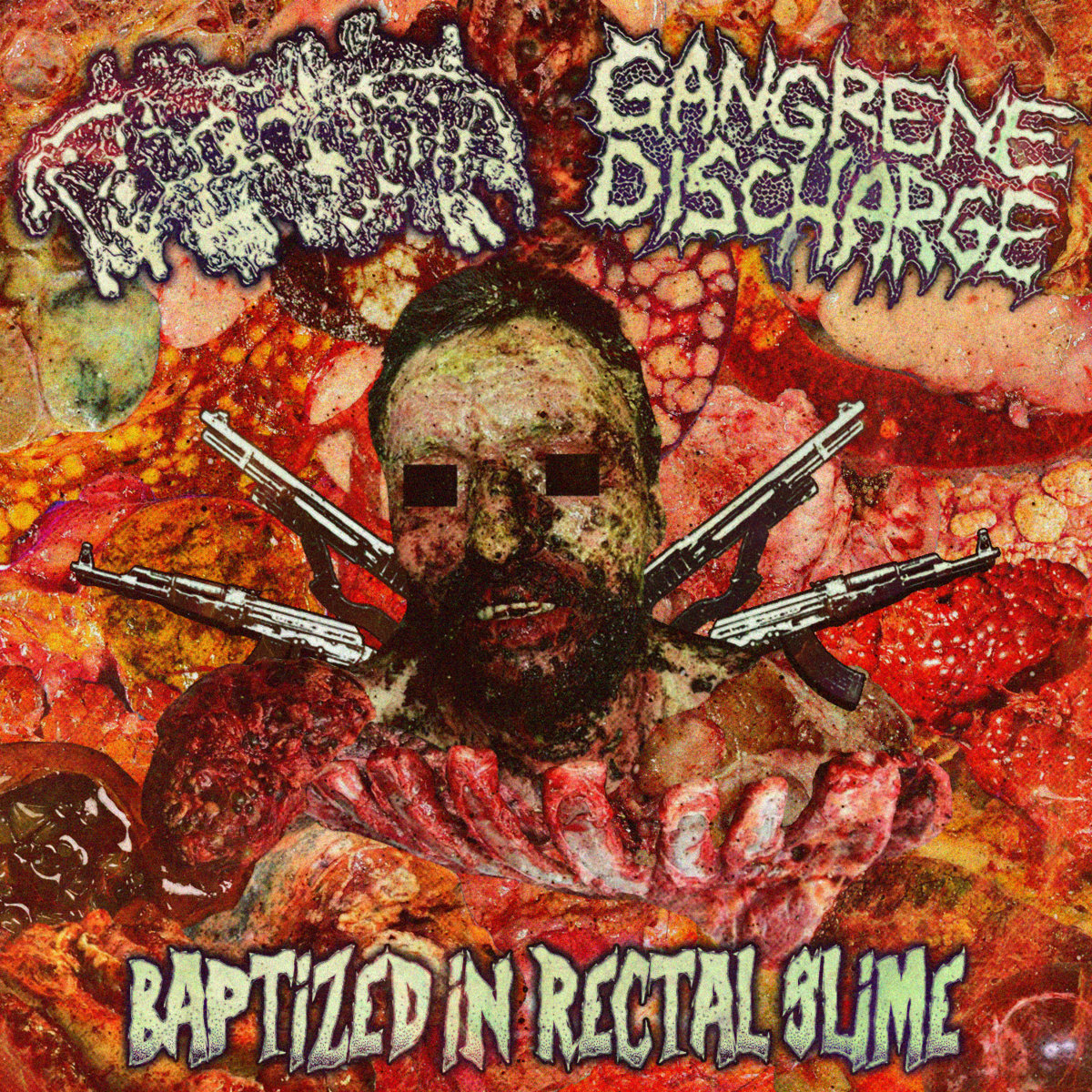 Baptized In Rectal Slime | T3RAT0MA / Gangrene Discharge | Delirium Psychosis Productions