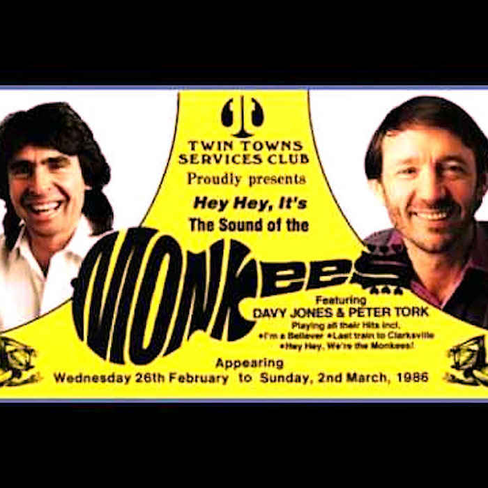 Davy Jones & Peter Tork TWIN TOWNS LIVE IN AUSTRALIA 1986 | Davy Jones & Peter Tork (of The ...