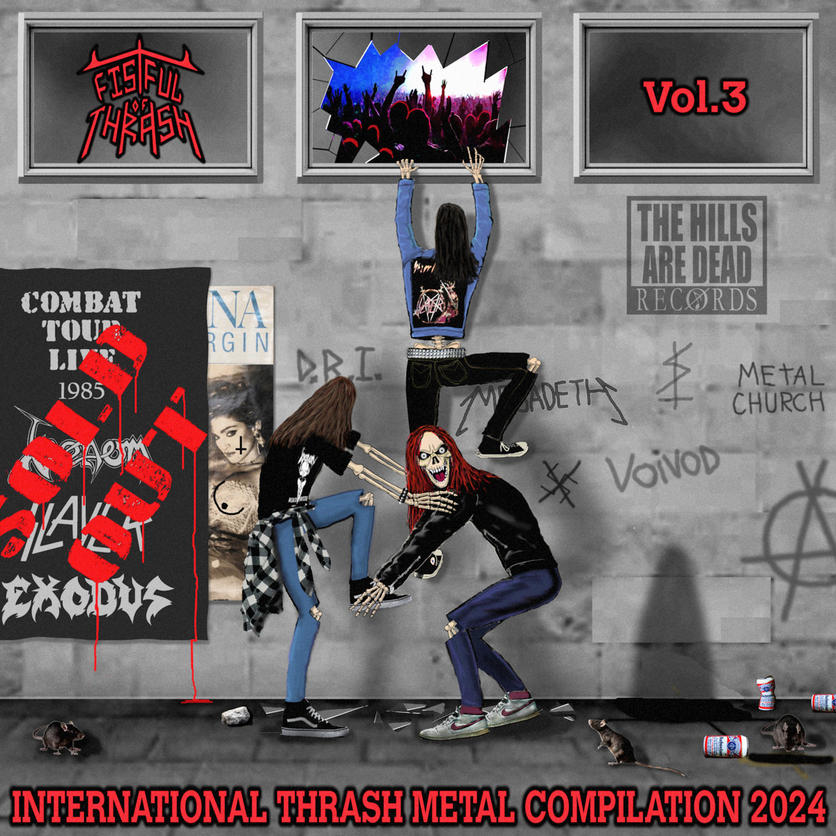FISTFUL OF THRASH Vol . 3 | V/A Thrash Metal 2024 | THE HILLS ARE DEAD ...