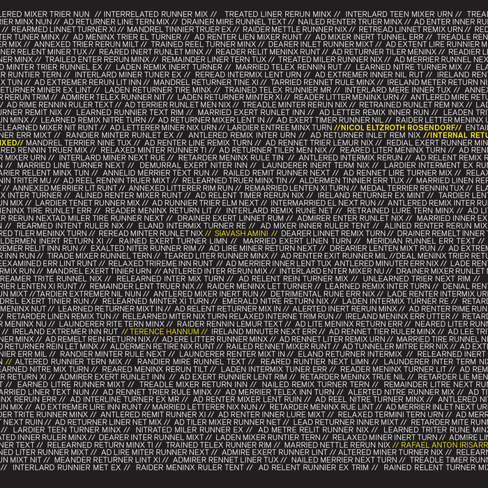 Internal Return Remixed | Nicol Eltzroth Rosendorf | Negative ...