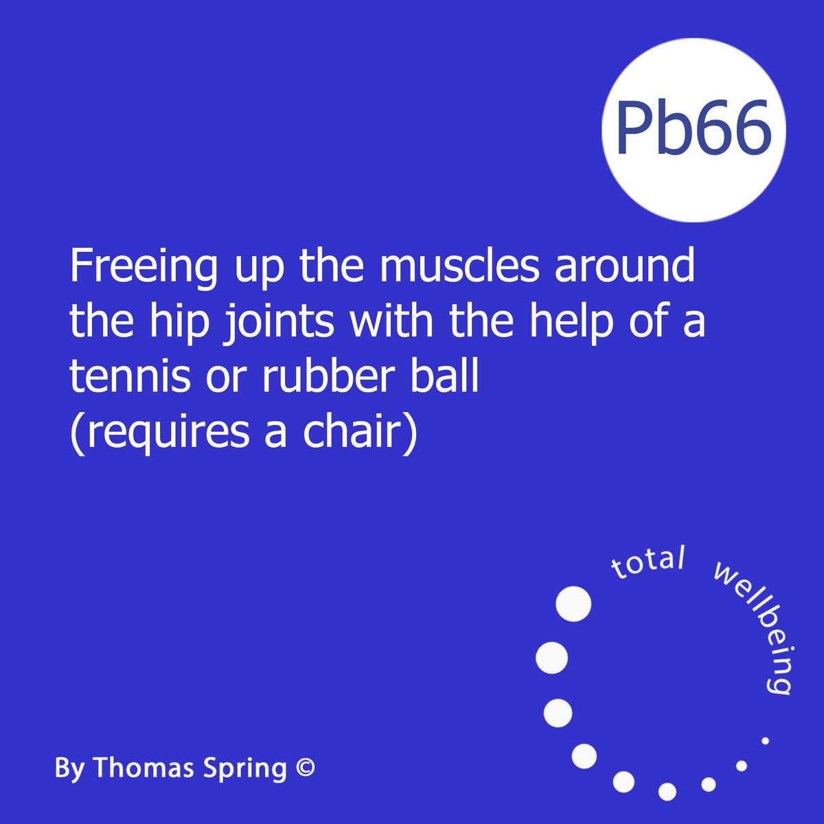 Pb66 Freeing up the muscles around the hip joints using balls ...