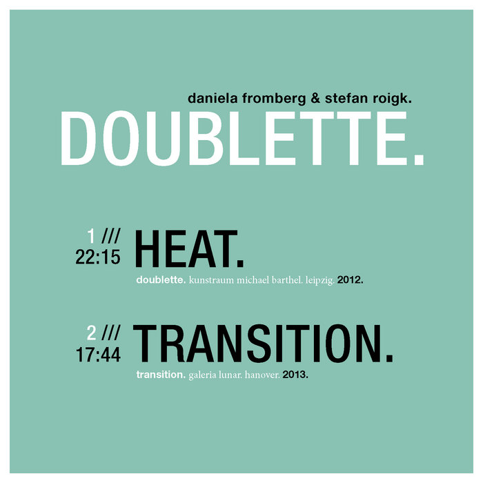 DOUBLETTE | Daniela Fromberg + Stefan Roigk | Stefan Roigk