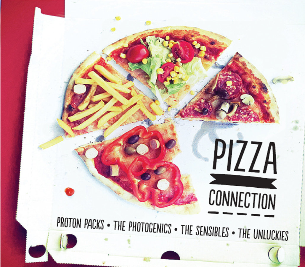 Pizza Connection (4 - bands - split - CD) | Proton Packs