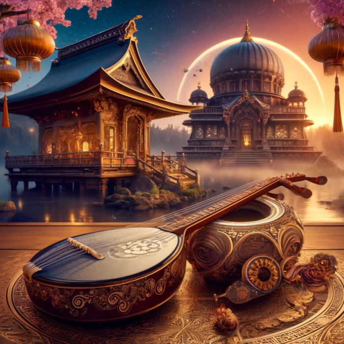 Mystic Strings: Shamisen & Sitar Fusion | Harmony Haven Music