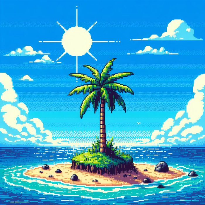 8 Bit Beach Party | niftyneatclub