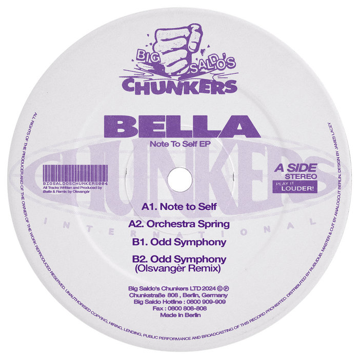 Note To Self EP | BELLA | Sally C