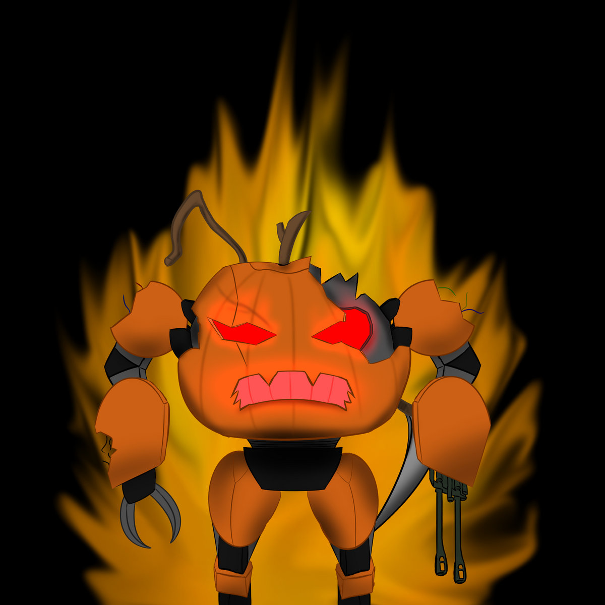 How Pumpkinator Sounds with a Gaming Chair | Wood_Mann