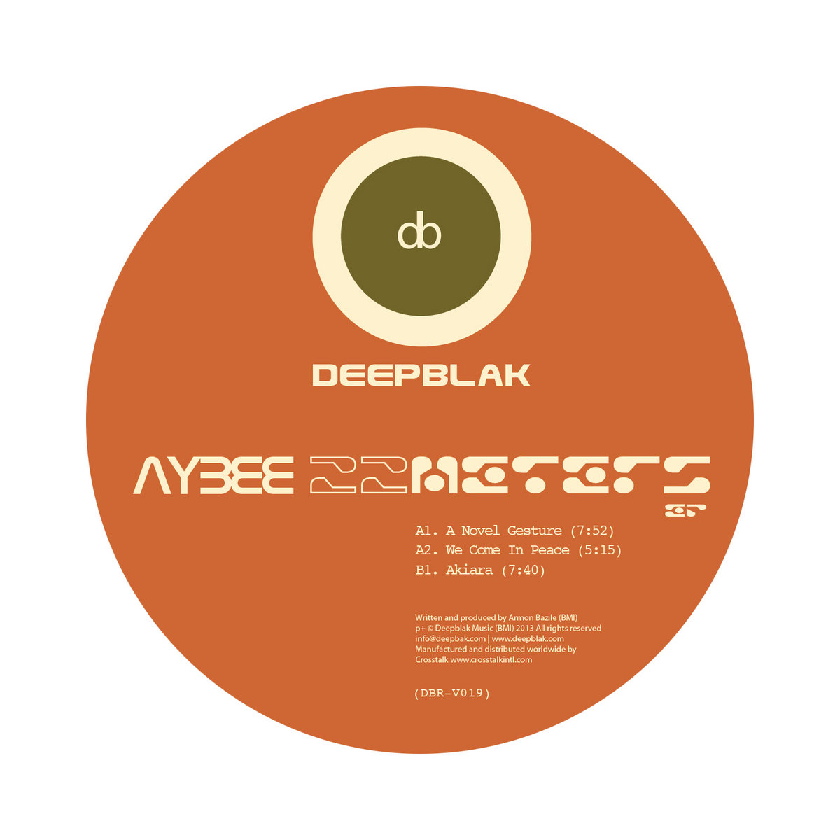 AYBEE - 22 Meters EP [DBR-V019] | AYBEE | deepblak