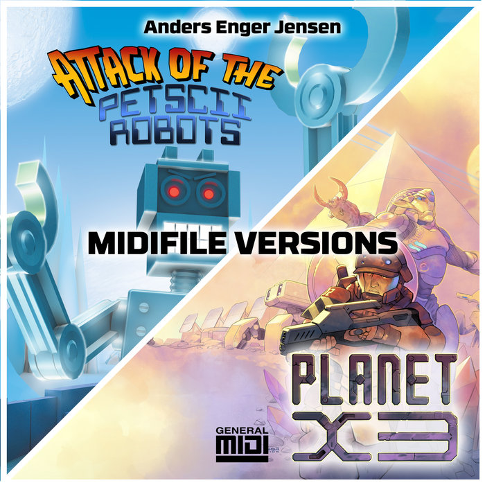 Attack of the Petscii Robots & Planet X3 MIDIFILES (incl. in download) | Anders Enger Jensen