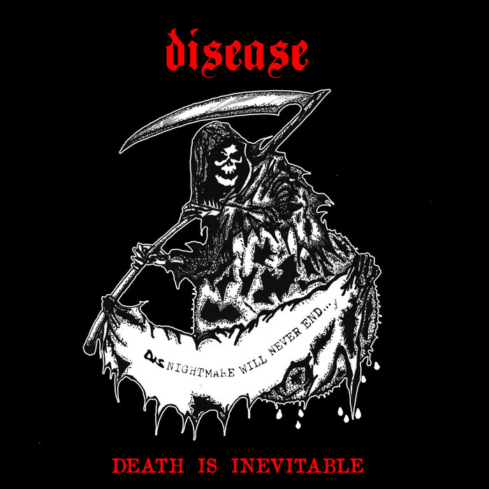 "Death Is Inevitable" LP - 2020 | Disease