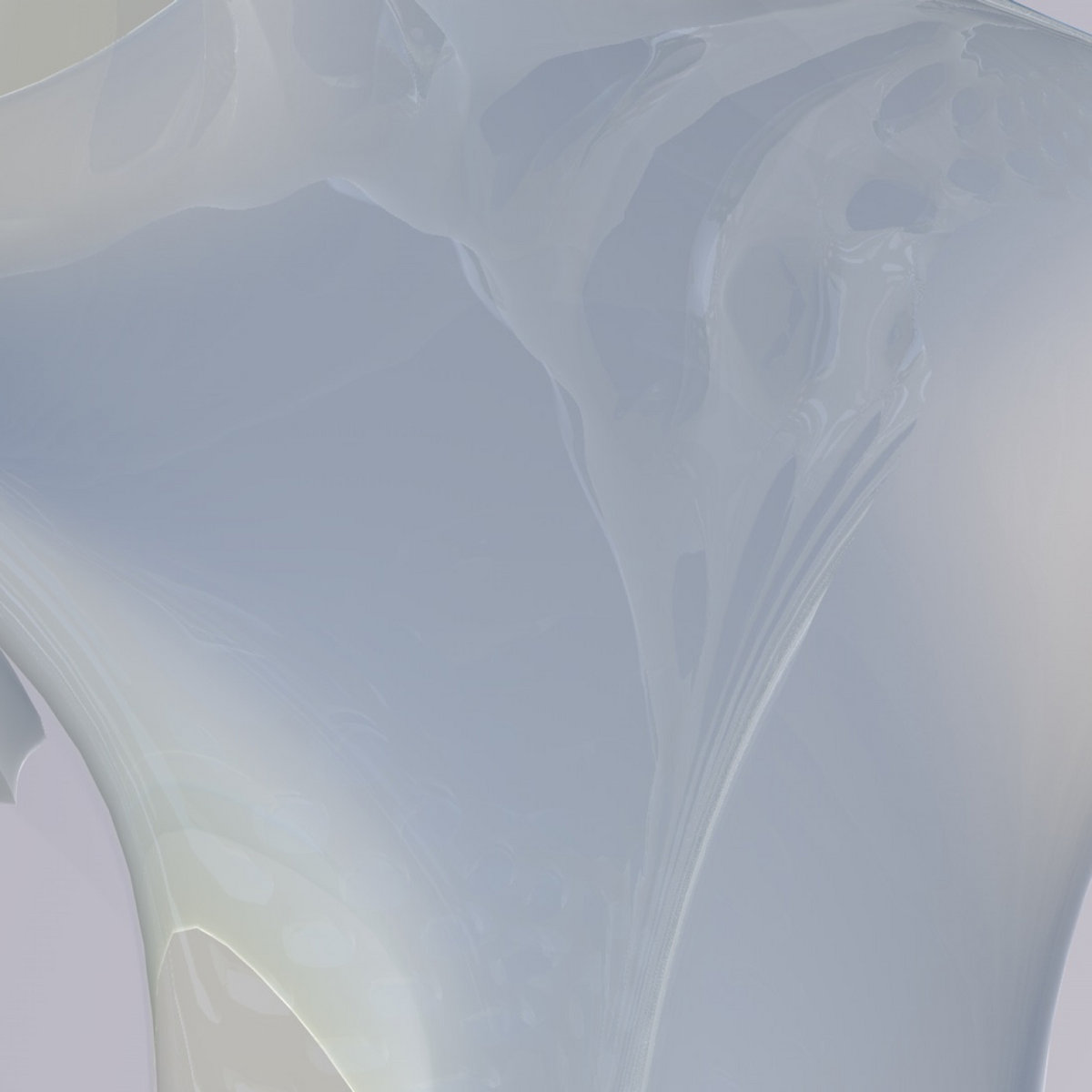 White Glossy Plastic Texture