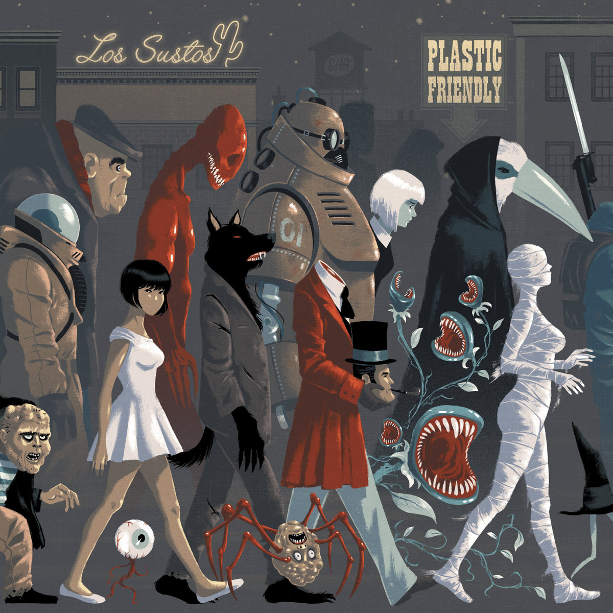 MONSTER PARADE Vol. 2 Split 7" EP | Los Sustos and Plastic Friendly ...