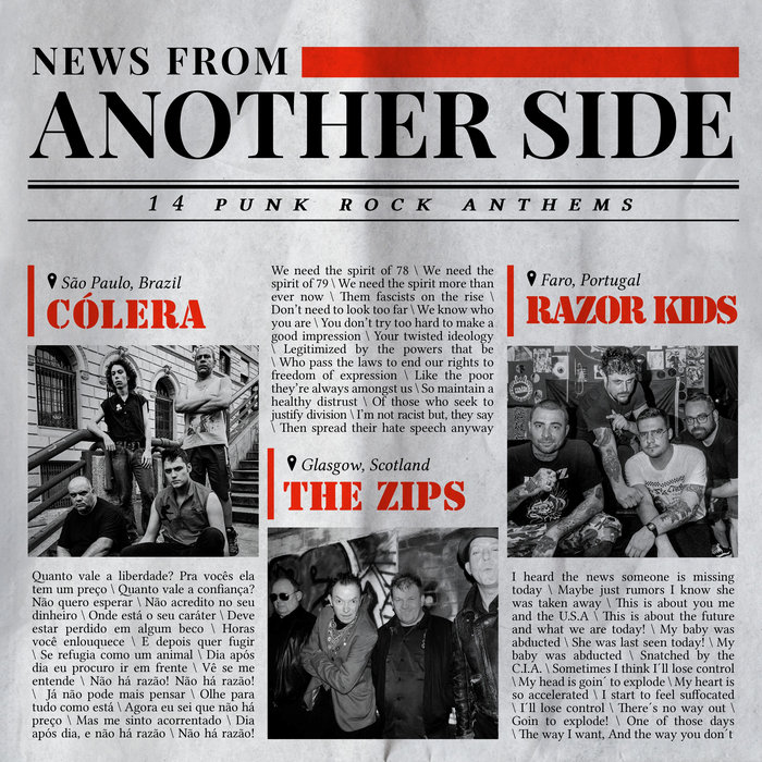 News From Another Side | Cólera + The Zips + Razor Kids | Different ...