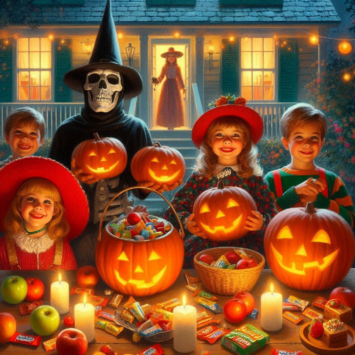 Sugar Skulls and Witches | Victoria Blakeman