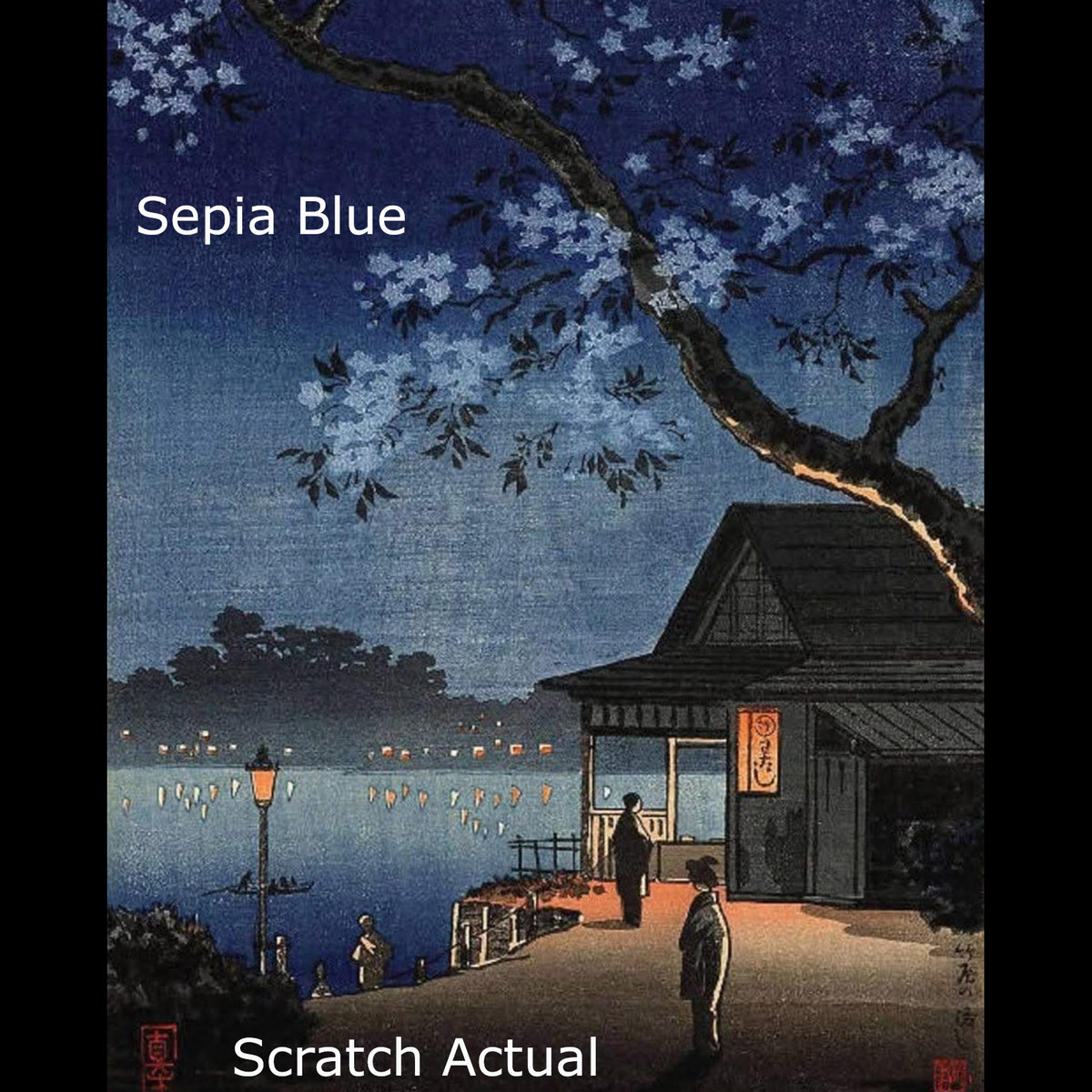 Scratch Actual | Sepia Blue