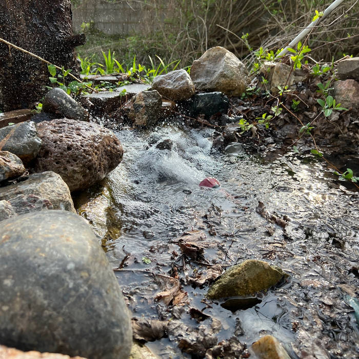 Stream Of Water From Hose