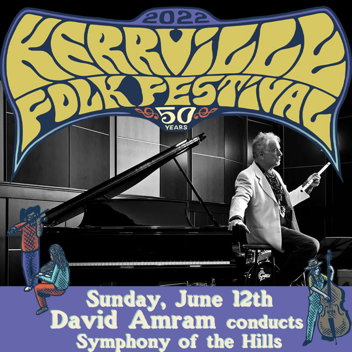 David Amram & Symphony of the Hills Live at the Kerrville 50th ...