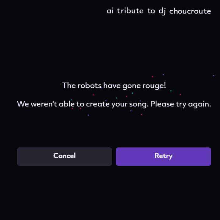 The robots have gone ROUGE! An AI Tribute to DJ Choucroute | AI Choucroute