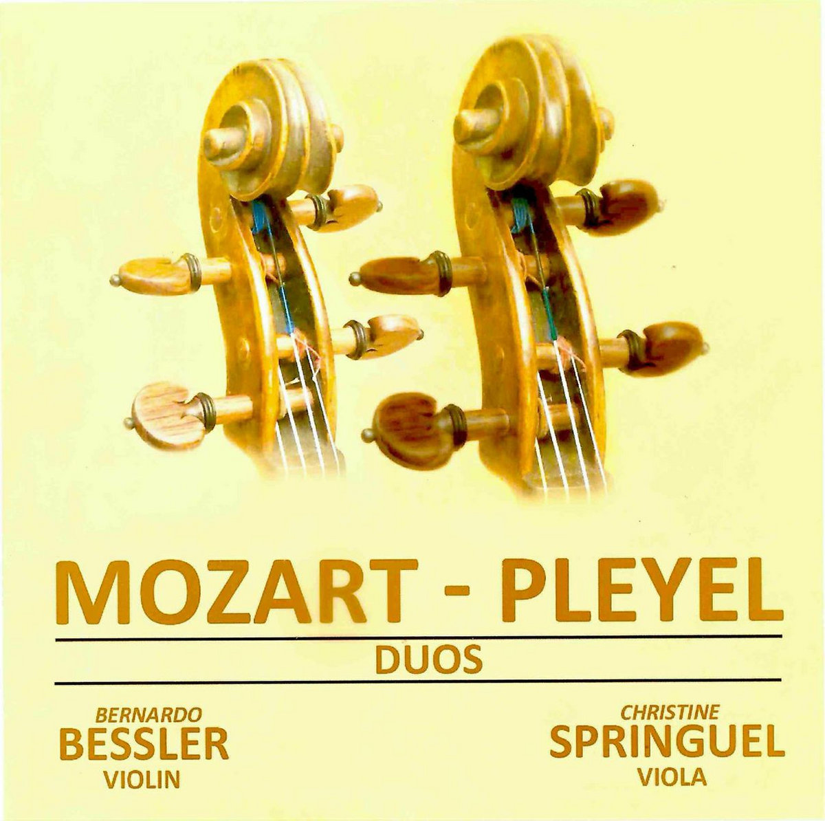 Mozart - Pleyel: Violin & Viola Duos | Bernardo Bessler and Christine ...