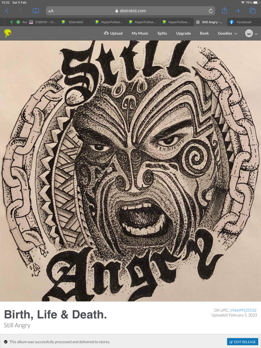 Debut Album Birth,Life & Death 2021 | Still Angry