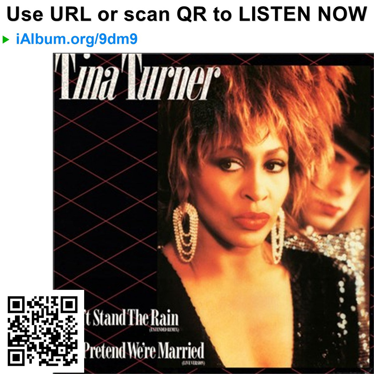 I Cant Stand The Rain bw Lets Pretend Were Married | Tina Turner