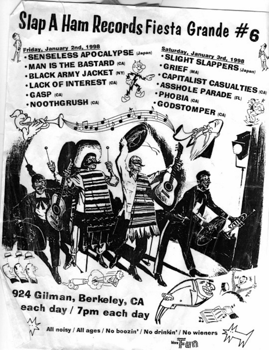 GODSTOMPER LIVE SLAP A HAM FIESTA GRANDE #6 1998 | GODSTOMPER