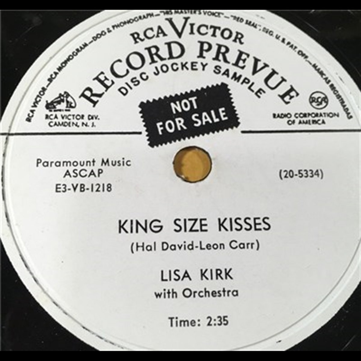 King Size Kisses Do Me A Favor | Lisa Kirk