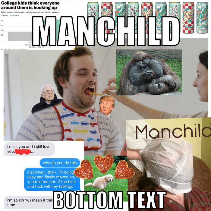 Bottom Text | Manchild