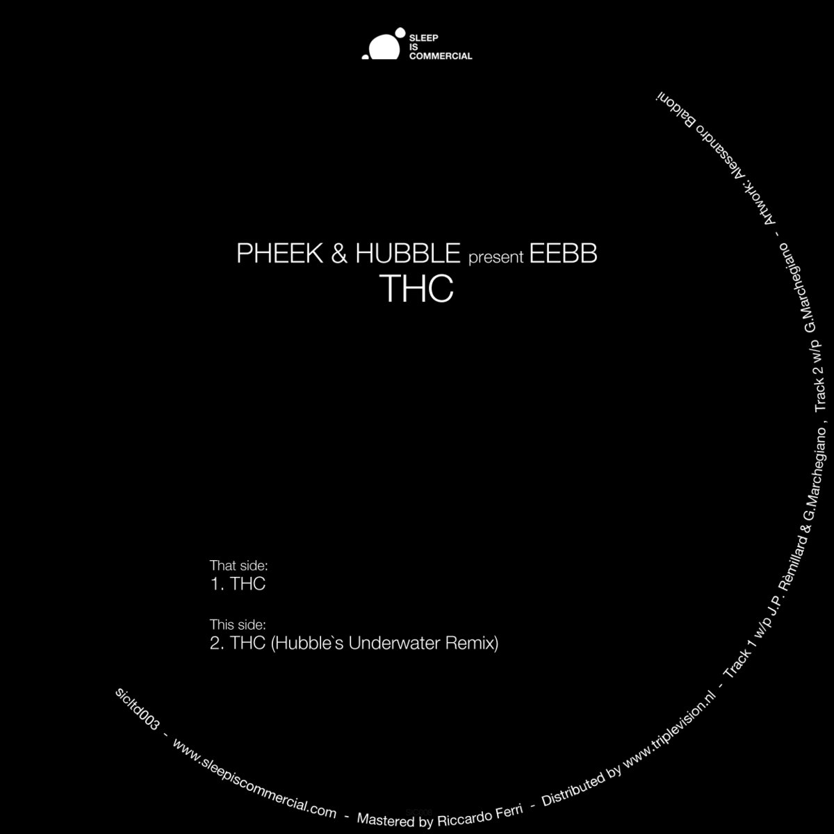 EEBB [SICLTD003] | Hubble & Pheek | Sleep Is Commercial