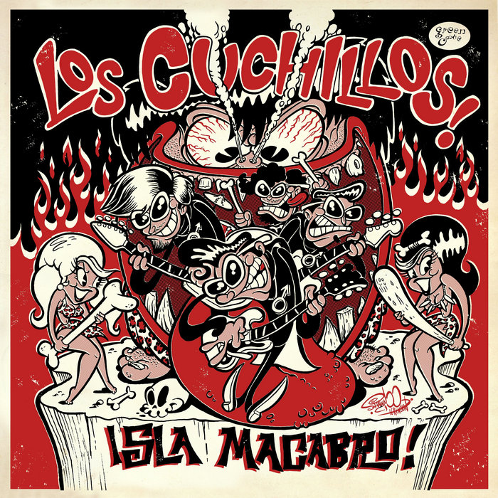 Isla Macabro! (CD/digital, 2014) | Los Cuchillos | Green Cookie records
