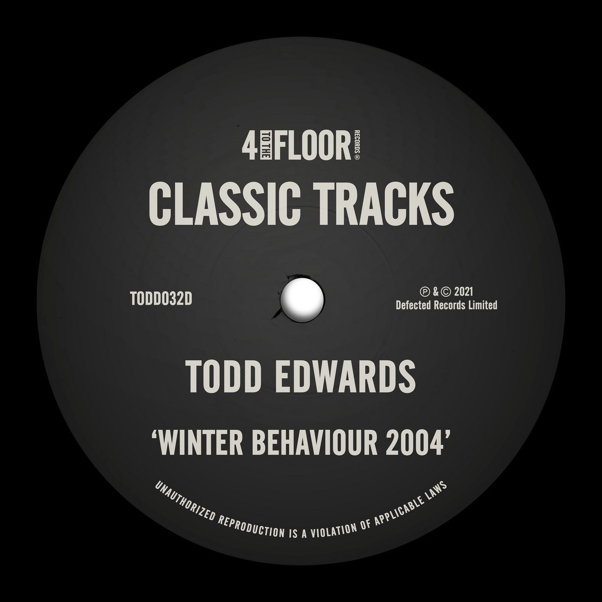 Winter Behaviour 2004 | Todd Edwards | 4 To The Floor