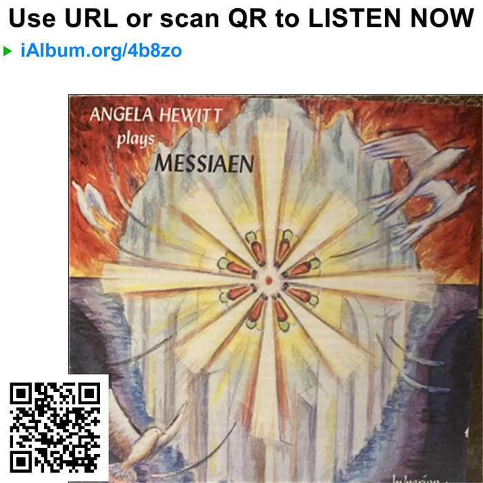 Angela Hewitt Plays Messiaen | Angela Hewitt, Olivier Messiaen | Angela ...