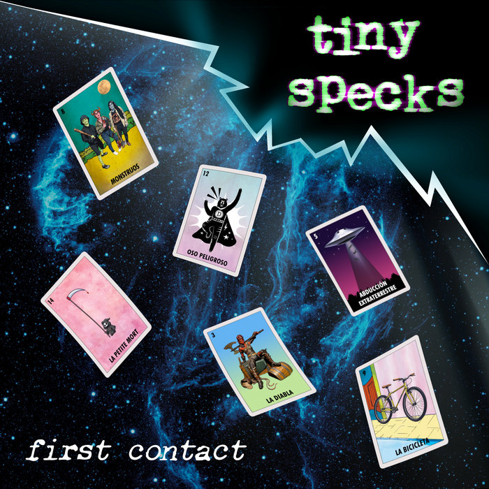 first contact | tiny specks