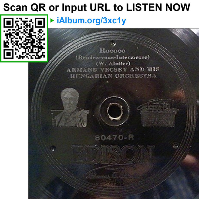 Rococo Serenade In B Flat Minor | Armand Vecsey And His Hungarian Orchestra