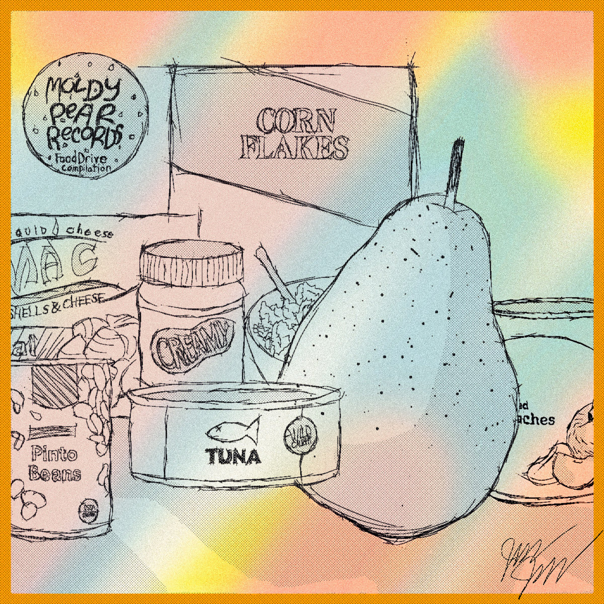 Moldy Pear Records Food Drive | Moldy Pear Records