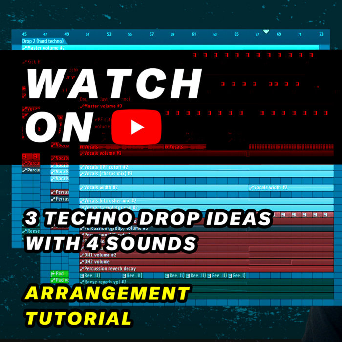 3 Techno Drop Ideas With 4 Sounds | dr1l