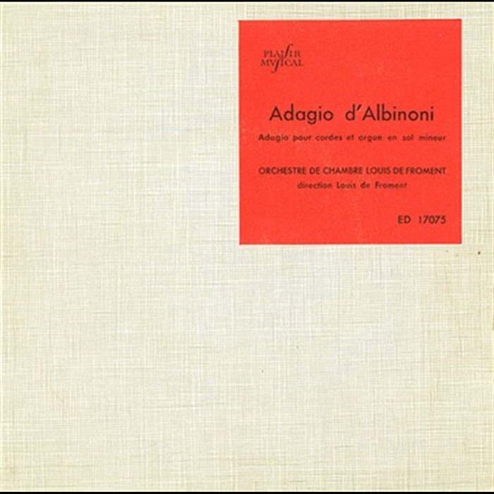 Adagio DAlbinoni | Tomaso Albinoni