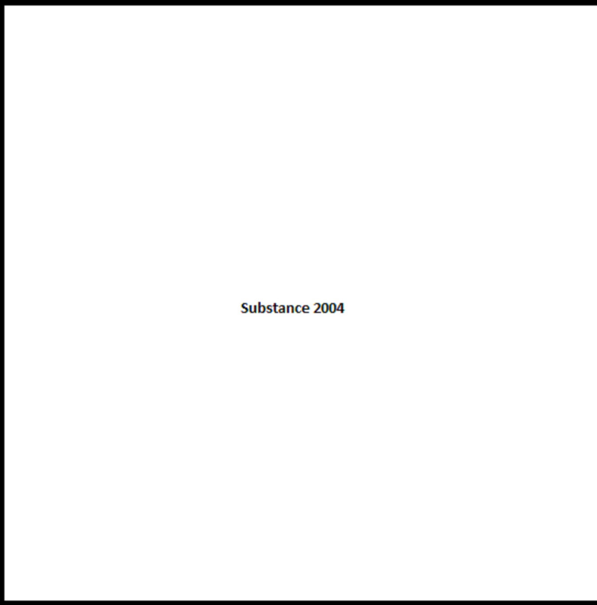 Substance 2004 | UM Noise Brigade