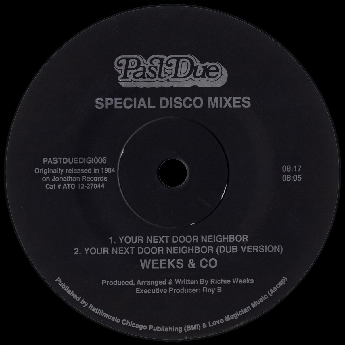 Your Next Door Neighbor 12" Mixes | Weeks & Co | Jerome Derradji