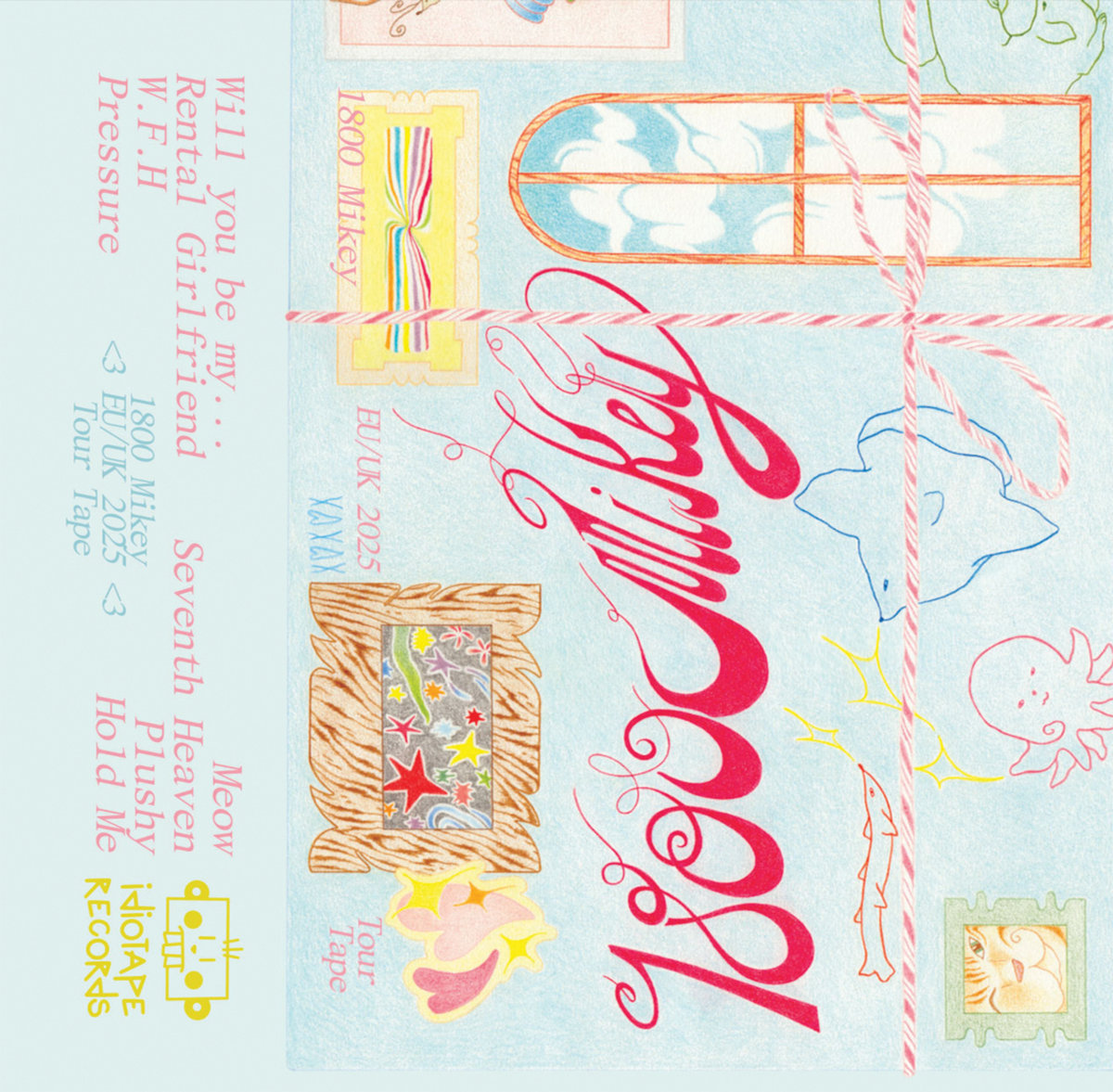 1-800 Mikey EU/UK 2025 Tour tape | Idiotape Records