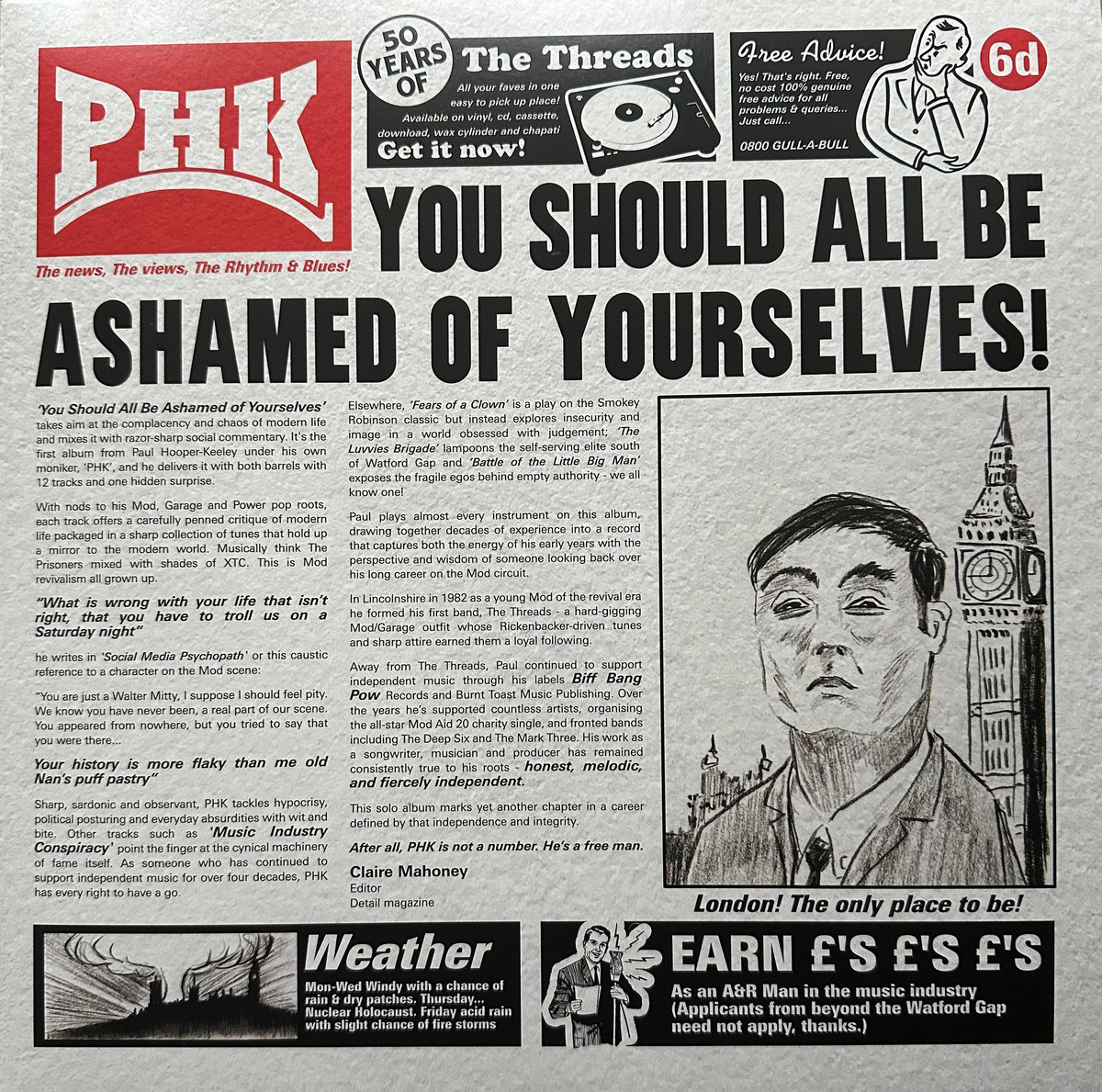 LP Bundle 'You Should All Be Ashamed Of Yoursleves' on both Red ...