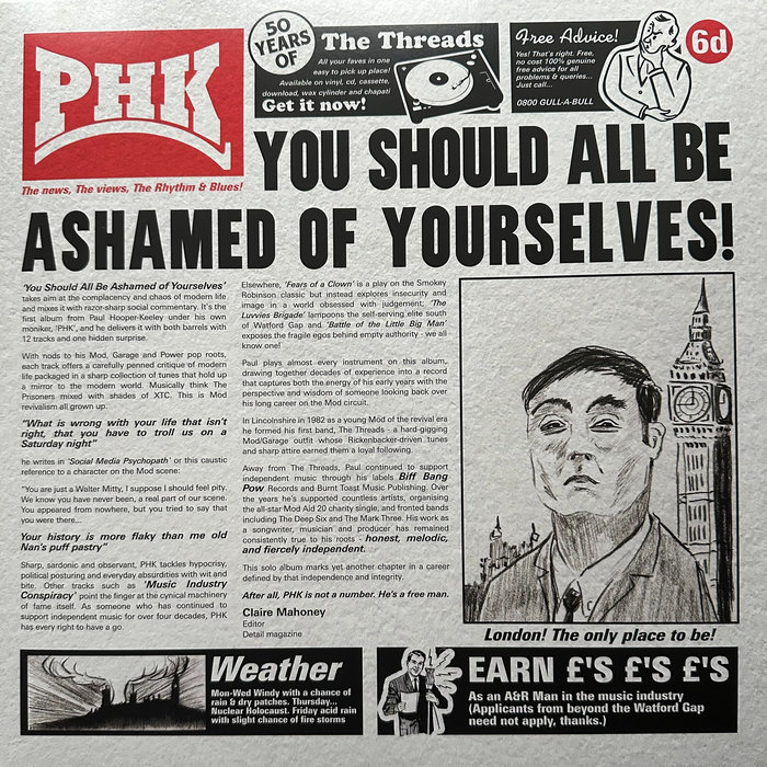 LP Bundle 'You Should All Be Ashamed Of Yoursleves' on both Red ...