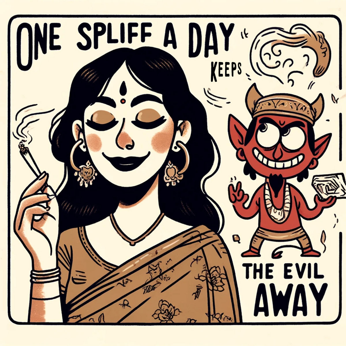 One Spliff A Day Keeps The Evil Away | Noriko Shakti